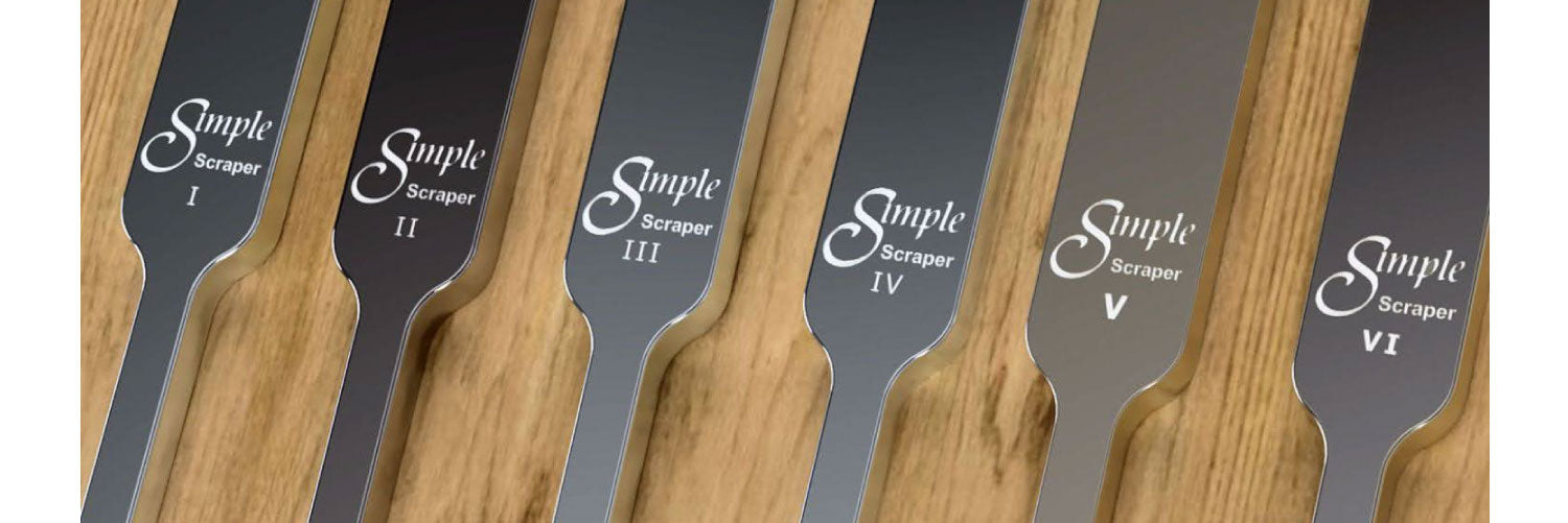 Simple Scraper Series of Shaping and Finishing Tools for Wood | Simple ...