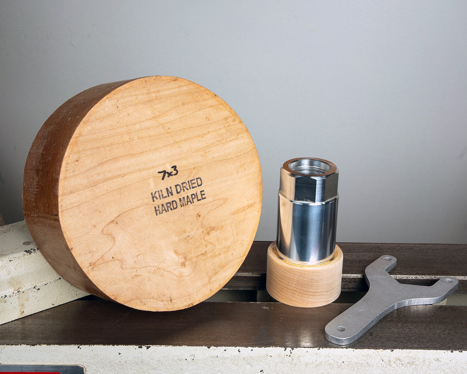 TURNERS BUNDLE - Kiln Dried Wood Turning Blank Plus Glue Hub, Waste Bl | Simple Woodturning Tools