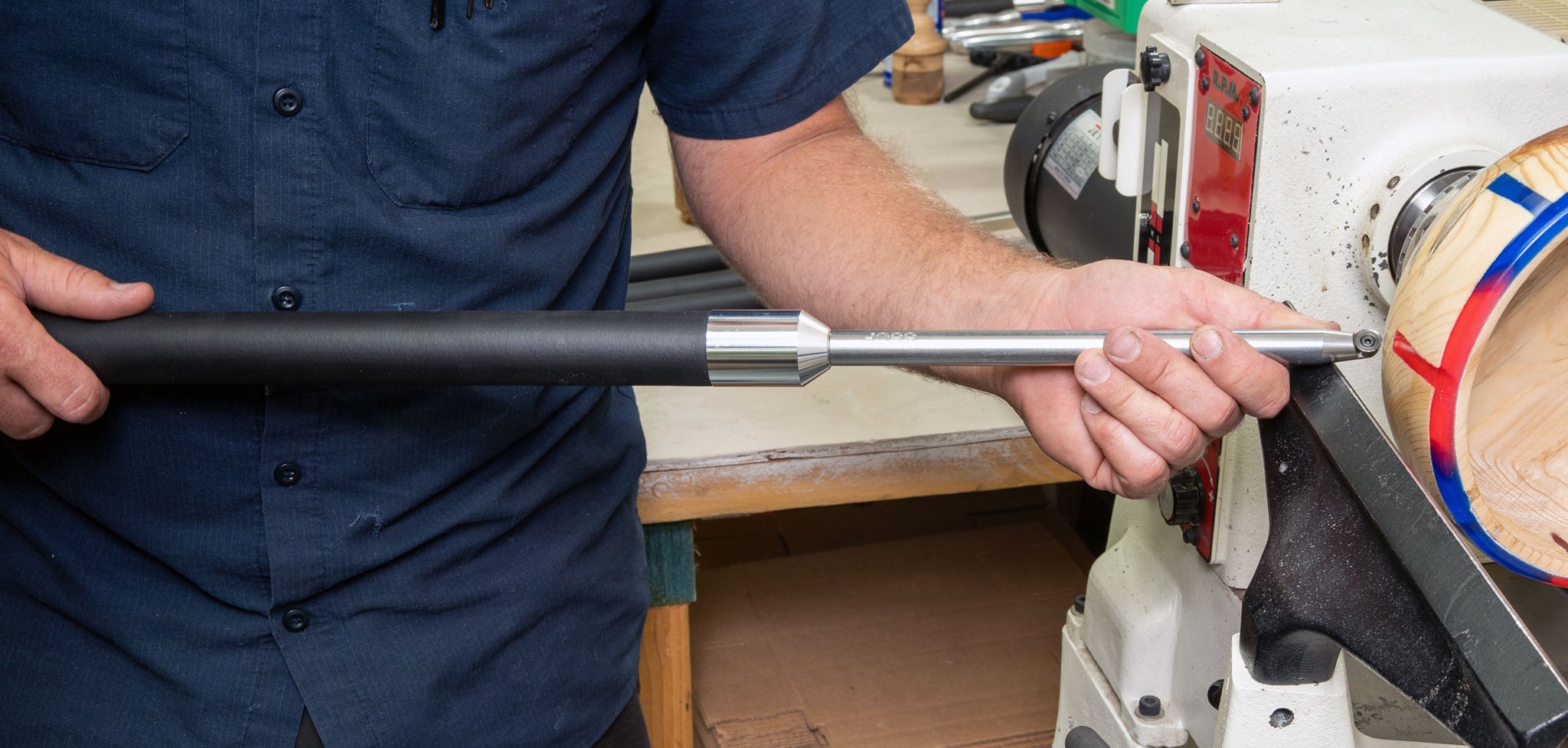 Carbide bowl gouge for wood lathe turning acrylics and resins | Simple ...