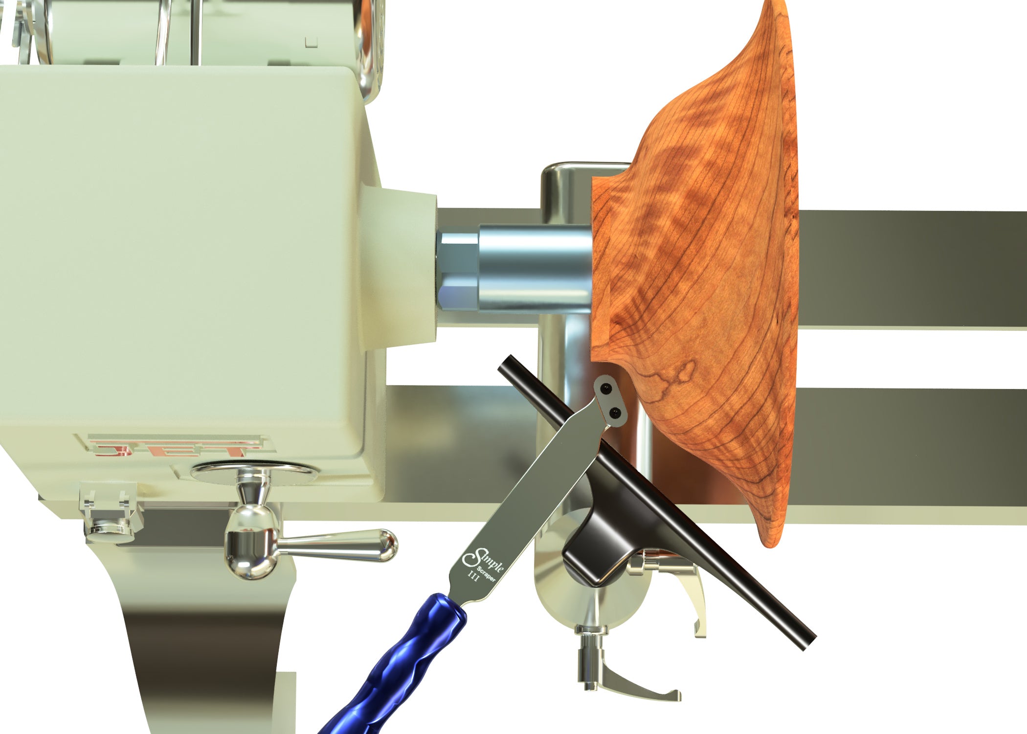 Specialty Wide Scraper Shaping and Finishing Tool for Wood Lathe ...