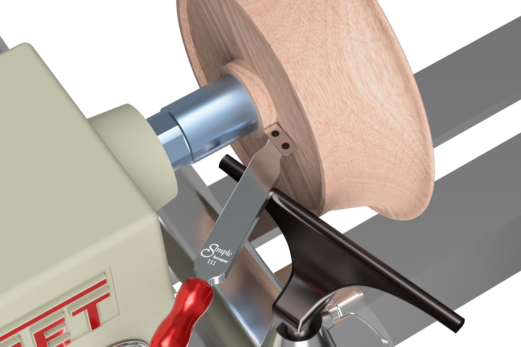Specialty Wide Scraper Shaping and Finishing Tool for Wood Lathe ...